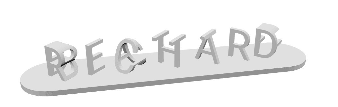 3D Dual Text Illusion Generator